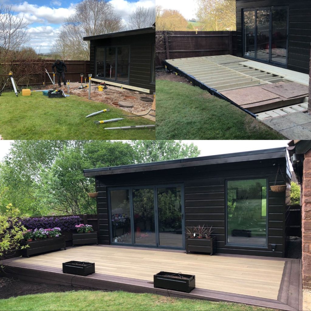 SIP Panel garden room with decking - StopDigging NZ